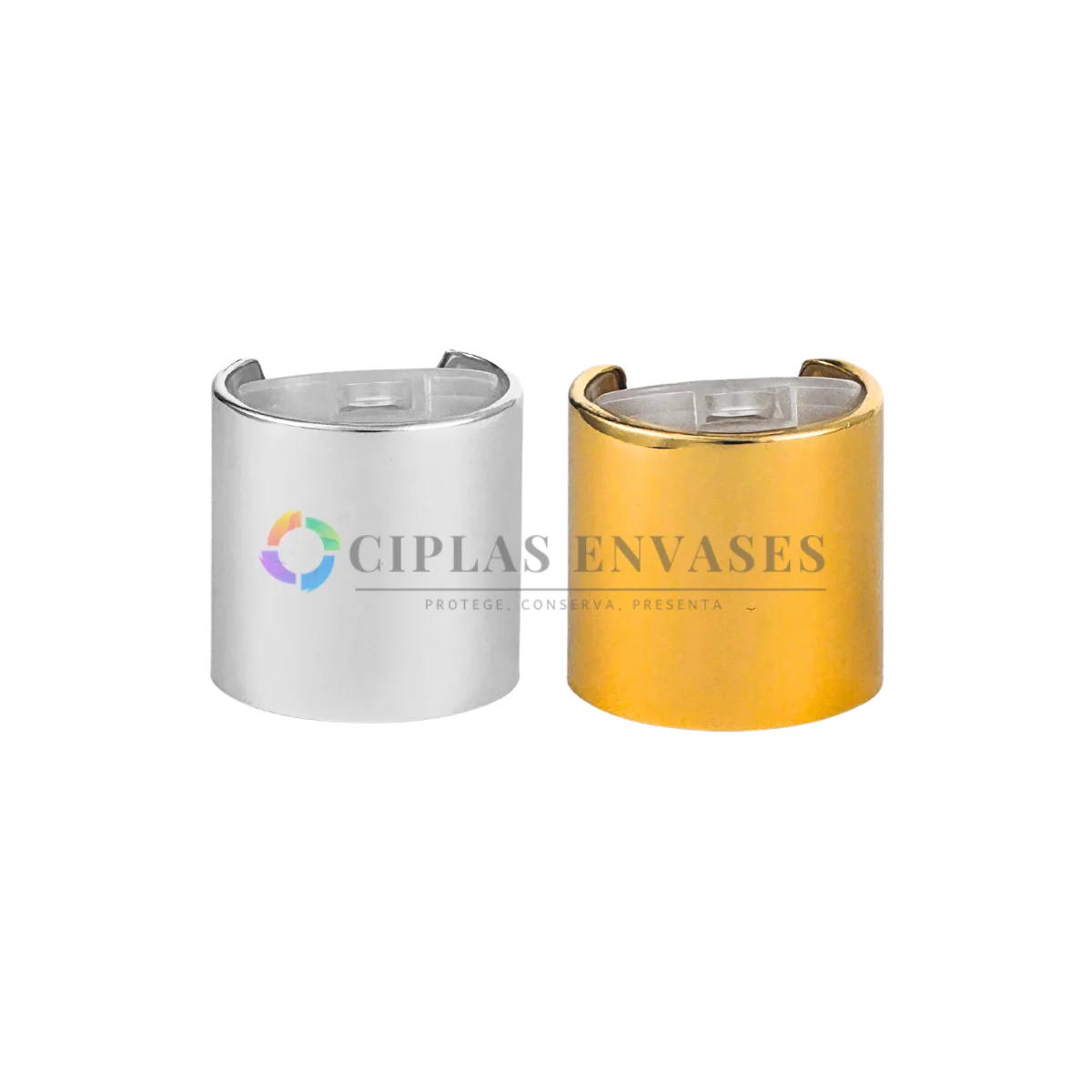 Tapa Disc Top Aluminio 28/410 | Ciplas Envases